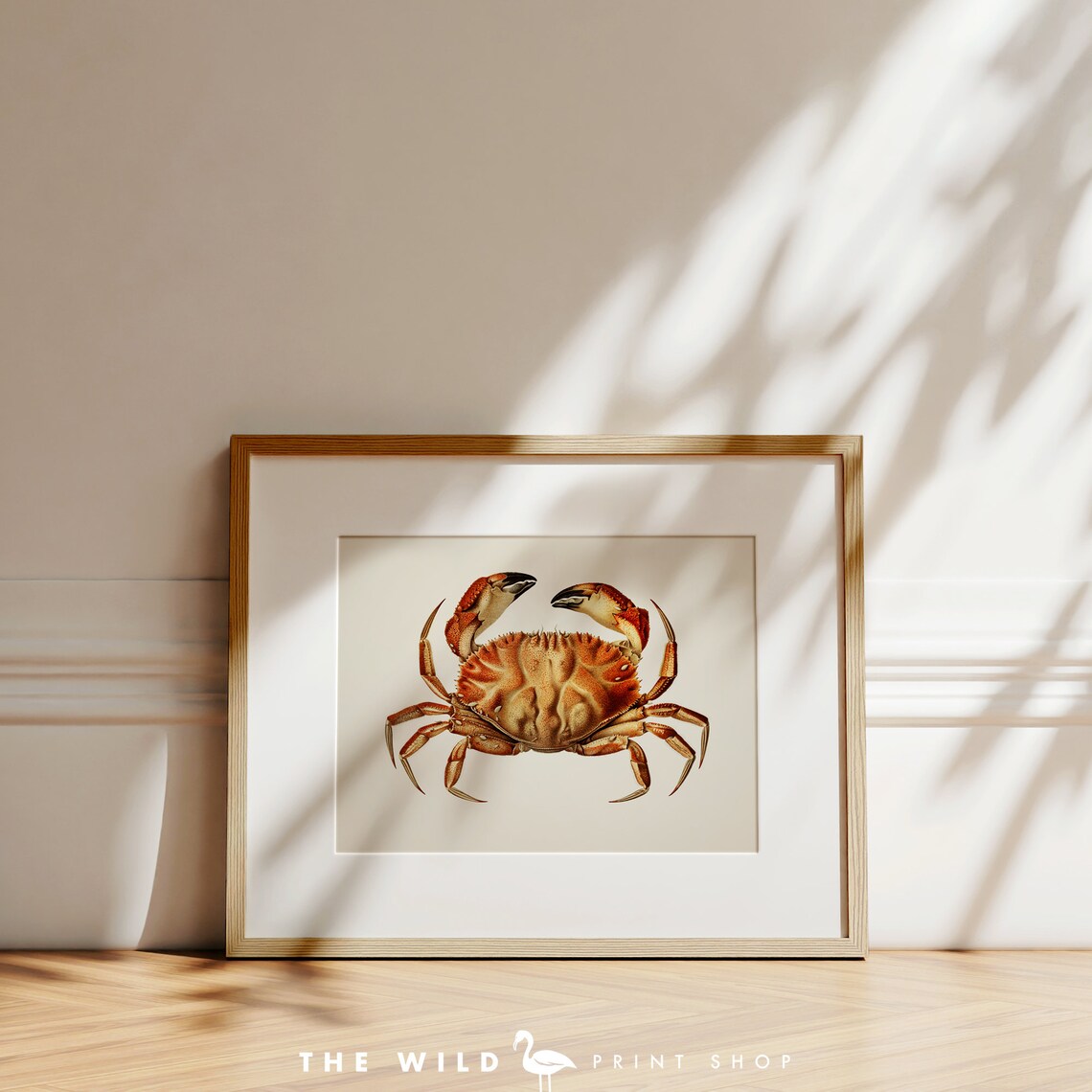 Crab Print, Vintage Crab Print, Crab Wall Art, Nautical Print ...