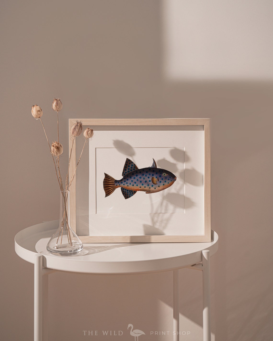 Vintage Fish Print Tropical Fish Print Fish Wall Art | Etsy