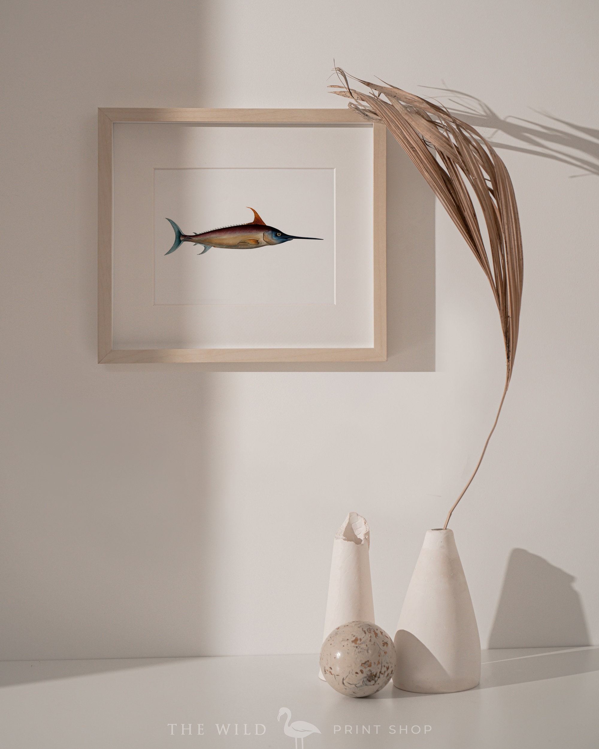 Vintage Fish Print Tropical Fish Print Fish Wall Art | Etsy