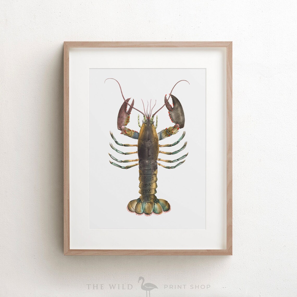 Lobster Print Vintage Lobster Print Lobster Wall Art - Etsy
