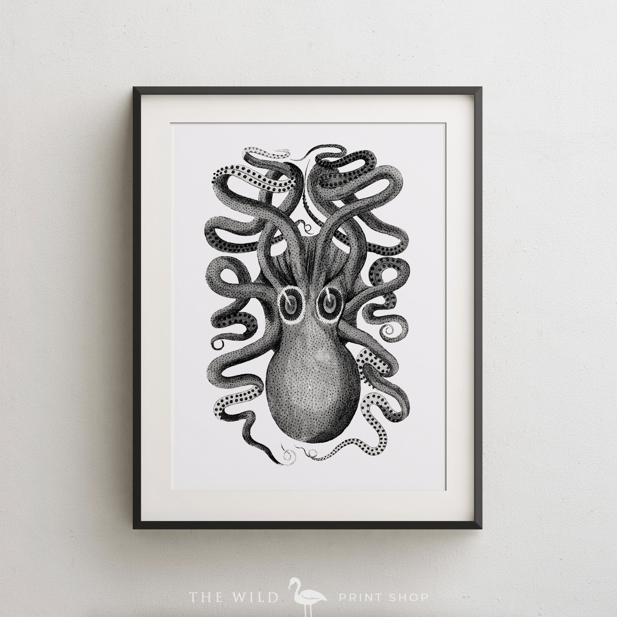 Octopus Print Vintage Octopus Print Octopus Wall Art | Etsy