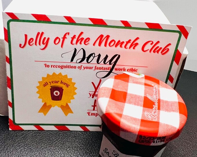 Christmas Vacation Jelly of the Month Club Certificate, One-time Gift ...