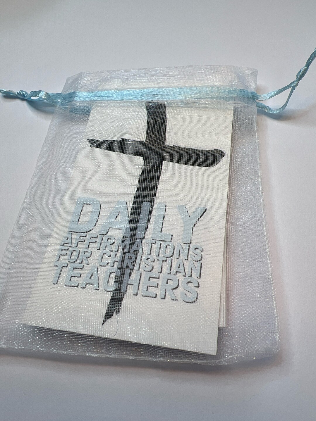 Christian Teacher Affirmation Cards: Faith-based Gift - Etsy