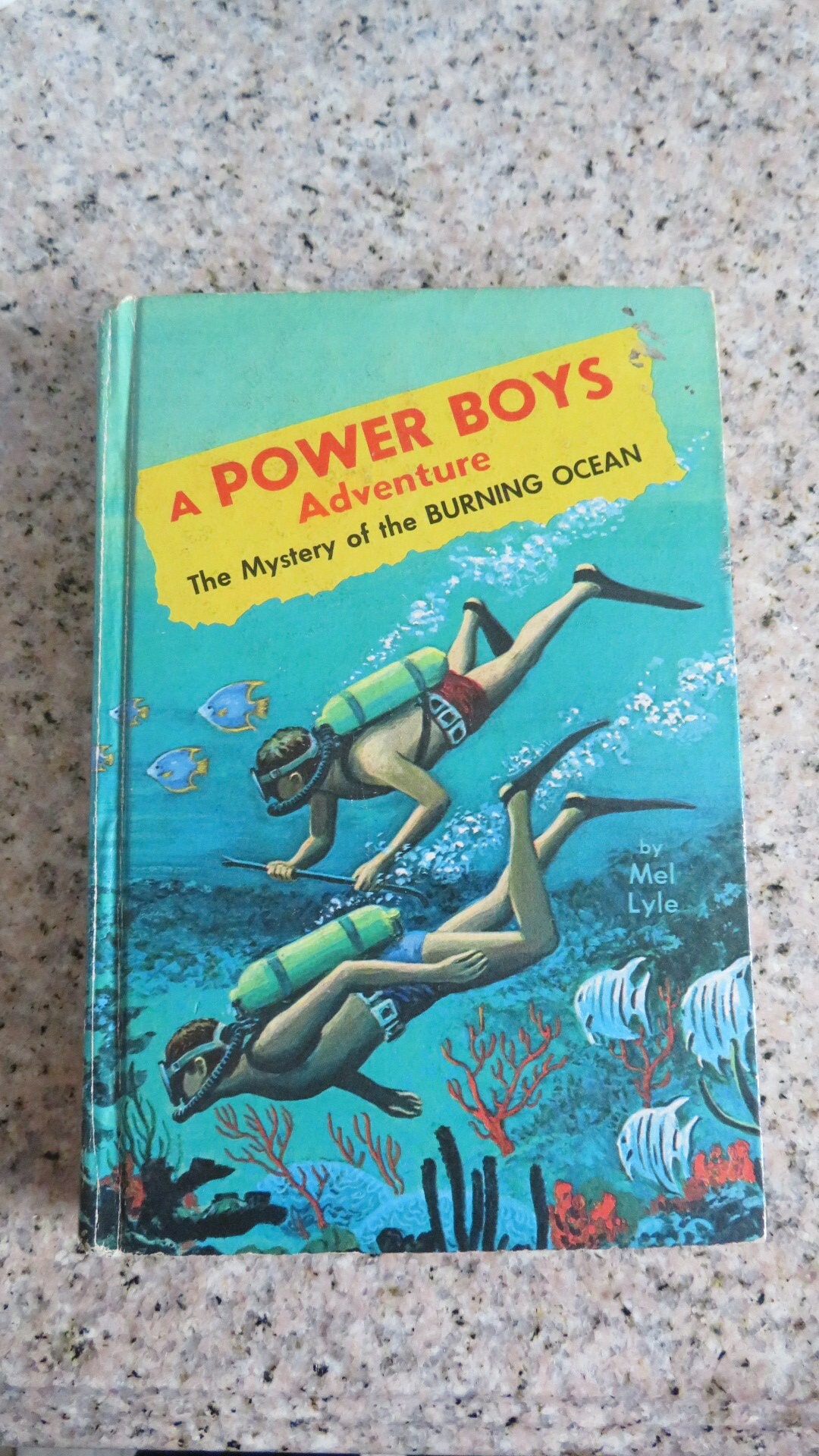 1965 POWER Boys Adventure MYSTERY of the Burning Ocean Mel Lyle HB B272 ...