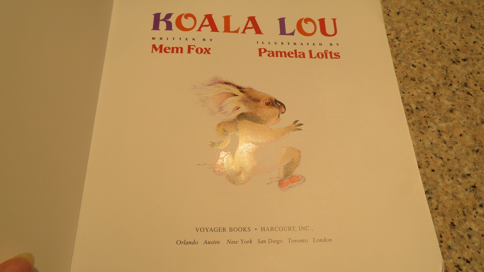 KOALA LOU Mem FOX Australian Animals 1989 Softcover Children's Book ...
