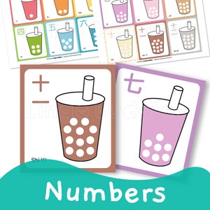 Chinese Numbers Flashcards | Kids Learning Mandarin Chinese | Chinese ...
