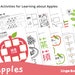 Apple Activity Printable | Fall Chinese Worksheets for Kids | Chinese ...
