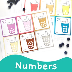 Chinese Numbers Flashcards | Kids Learning Mandarin Chinese | Chinese ...