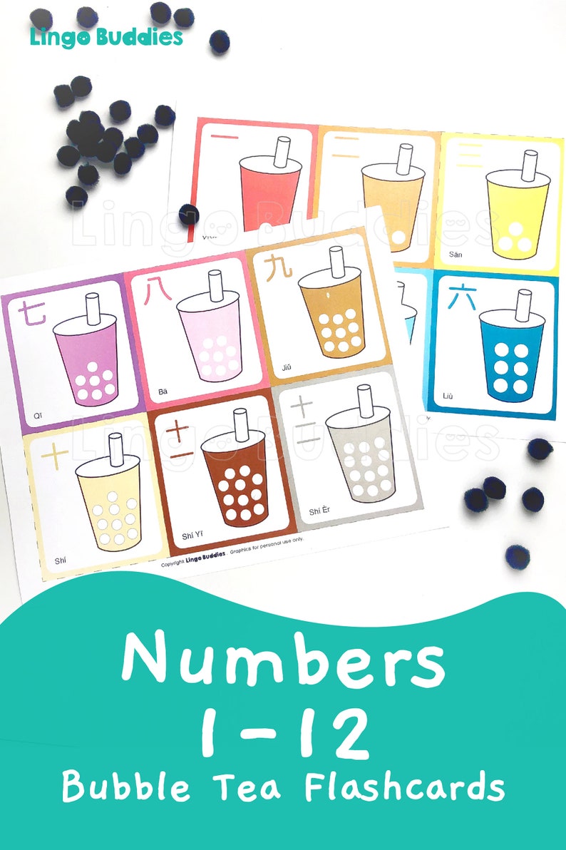 Chinese Numbers Flashcards | Kids Learning Mandarin Chinese | Chinese ...