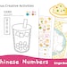Chinese Numbers Activity Book Numbers Learning Busy Book Kids Learning ...