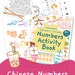 Chinese Numbers Activity Book Numbers Learning Busy Book - Etsy