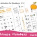 Chinese Numbers Activity Book | Numbers Learning Busy Book| Kids ...