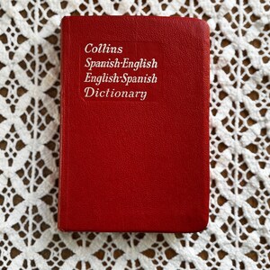 Vintage Collins Spanish to English, English to Spanish Pocket Size ...