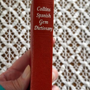 Vintage Collins Spanish to English, English to Spanish Pocket Size ...