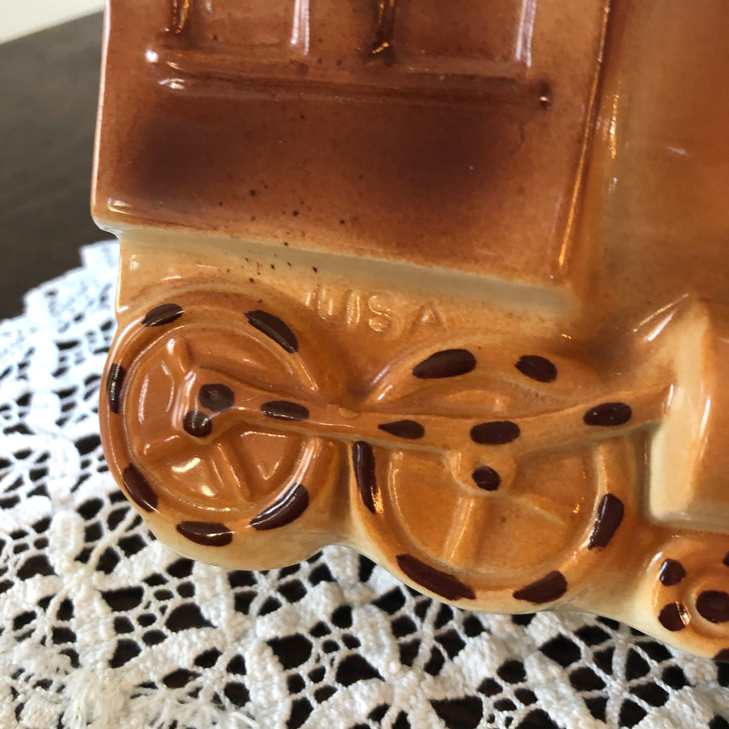 Vintage Train Planter Made in USA Child's Room or | Etsy