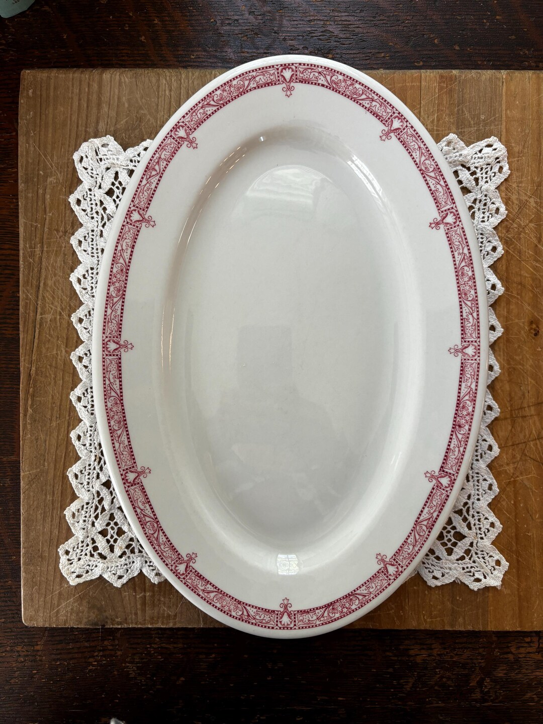 Vintage Shenango Rimrol China Platter, Made in USA, Farmhouse Platter ...