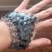 Scale Mail Gauntlet Hand Armor Dragonscale Scalemaille Gauntlet Hand ...