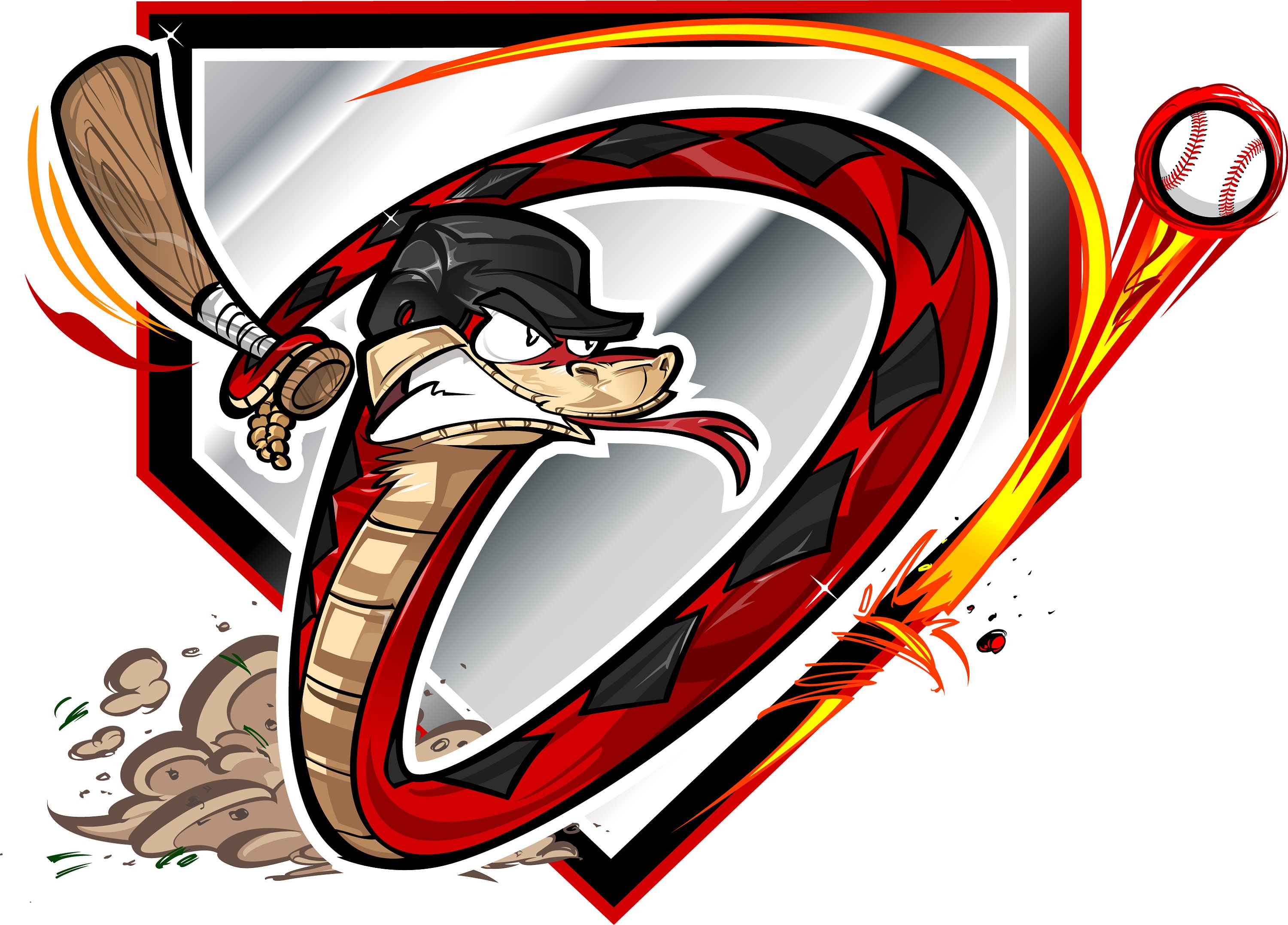 Diamondbacks Snake Logo