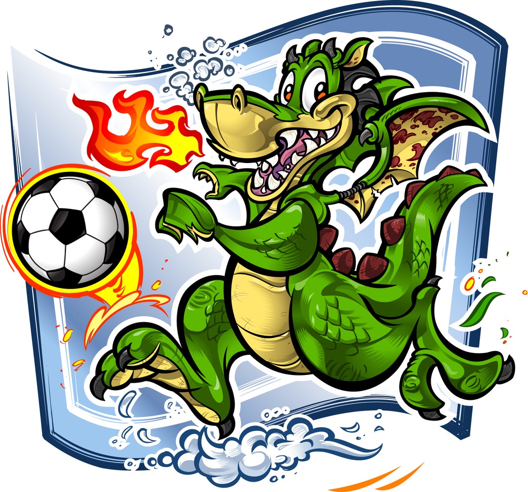 SOCCER DRAGON - Etsy