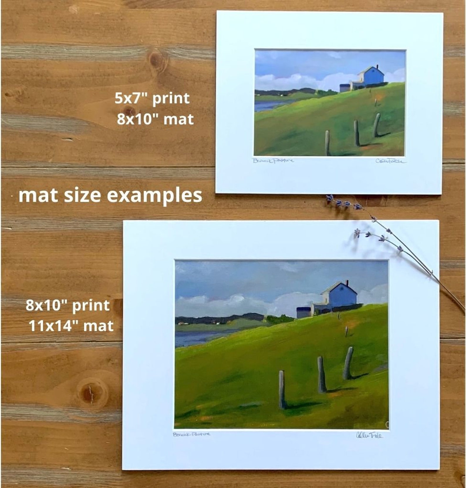Berwick Barn, Maine, Abstract Landscape, Maine Art, Art Print, Painting ...