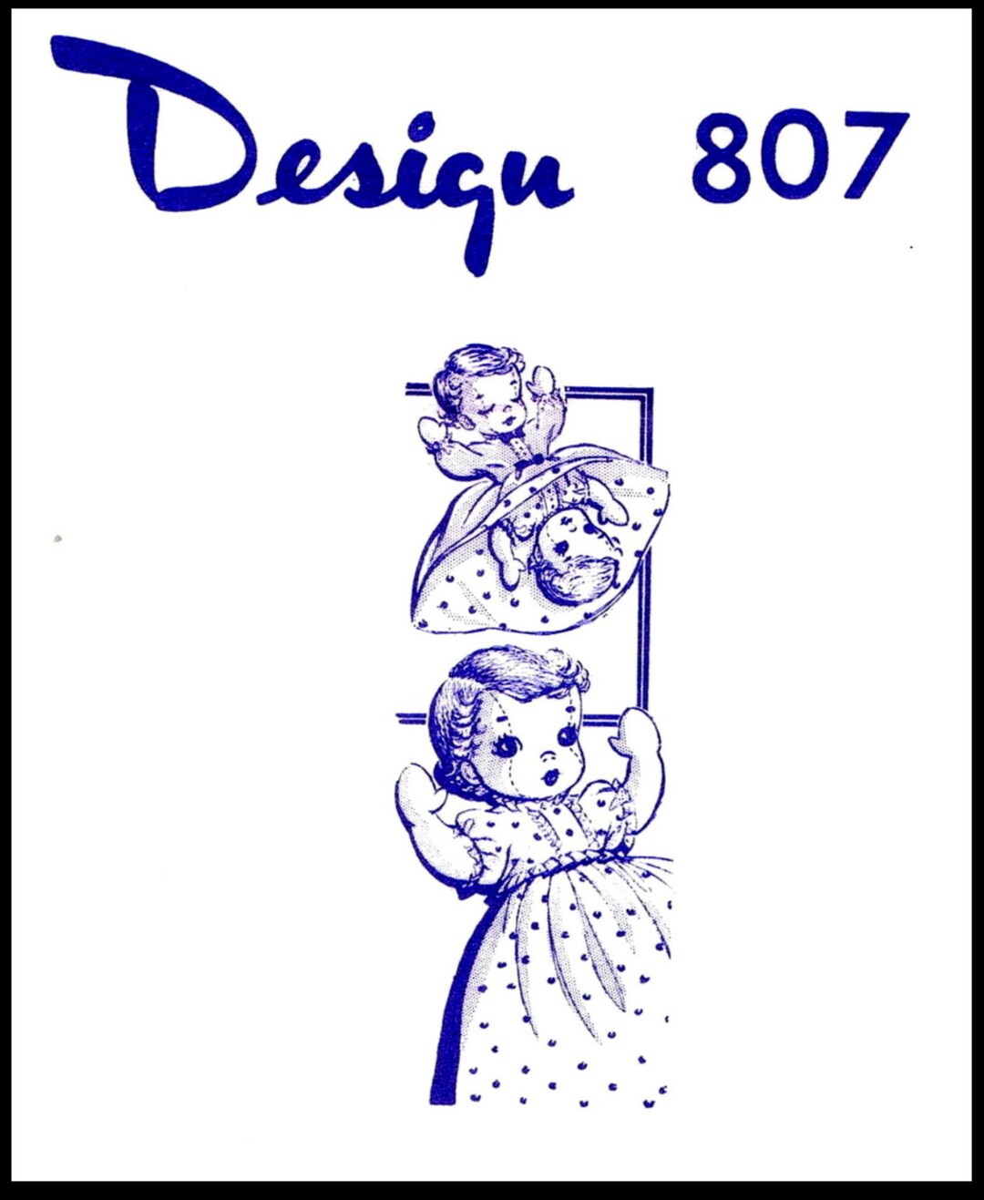 Girl Topsy Turvy Upside Down DOLL and Clothes Pattern 807 Design Mail ...