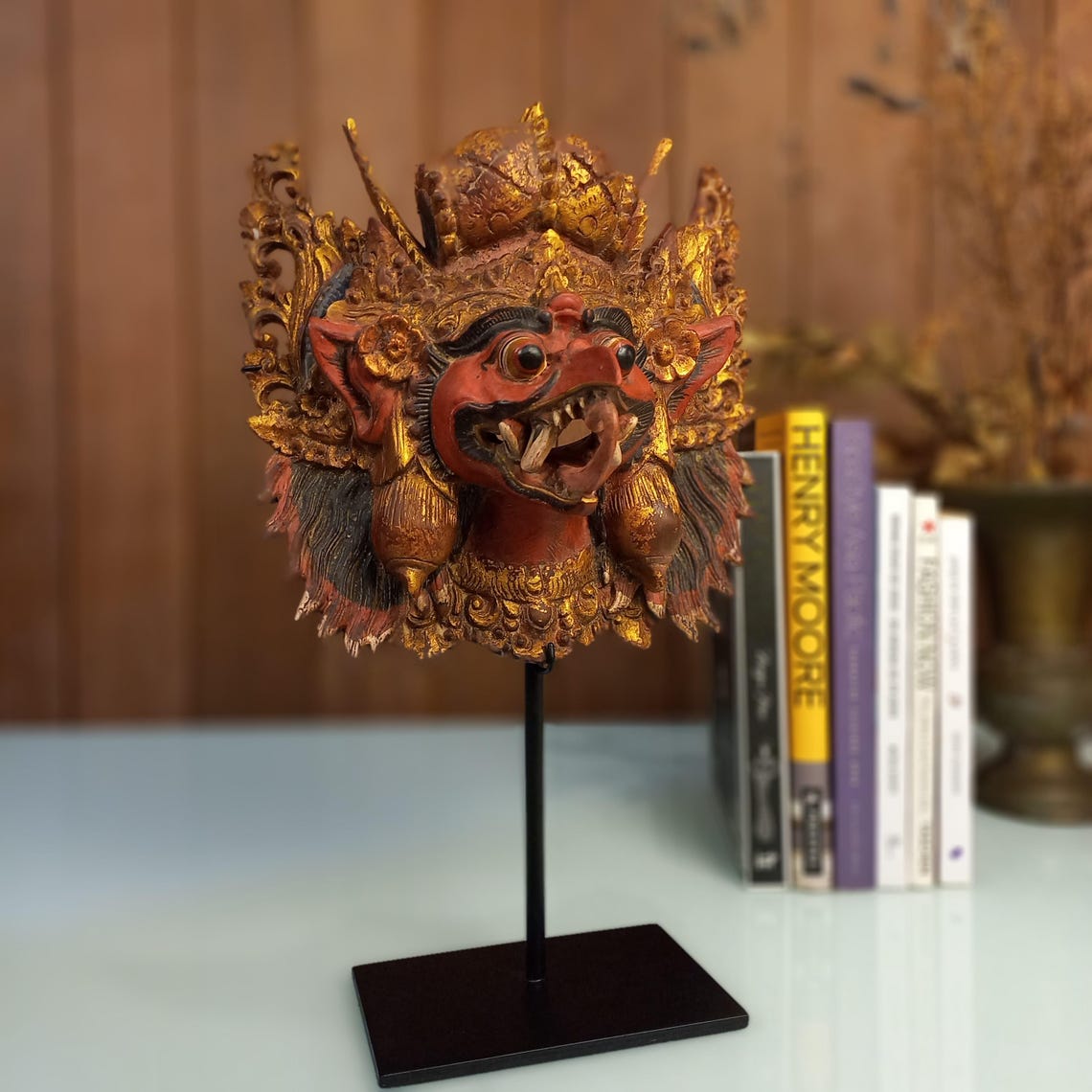 Hand Carved Garuda Bali Sculpture, Balinese Style Art Objects Table ...