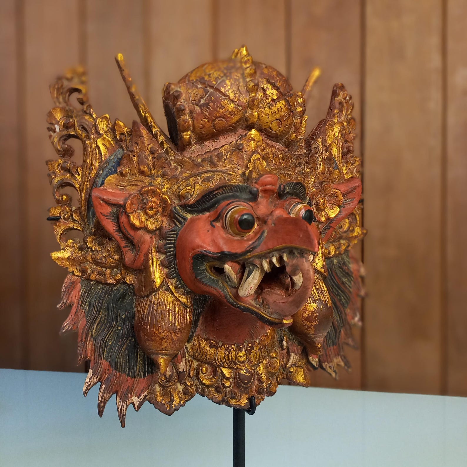 Hand Carved Garuda Bali Sculpture, Balinese Style Art Objects Table ...