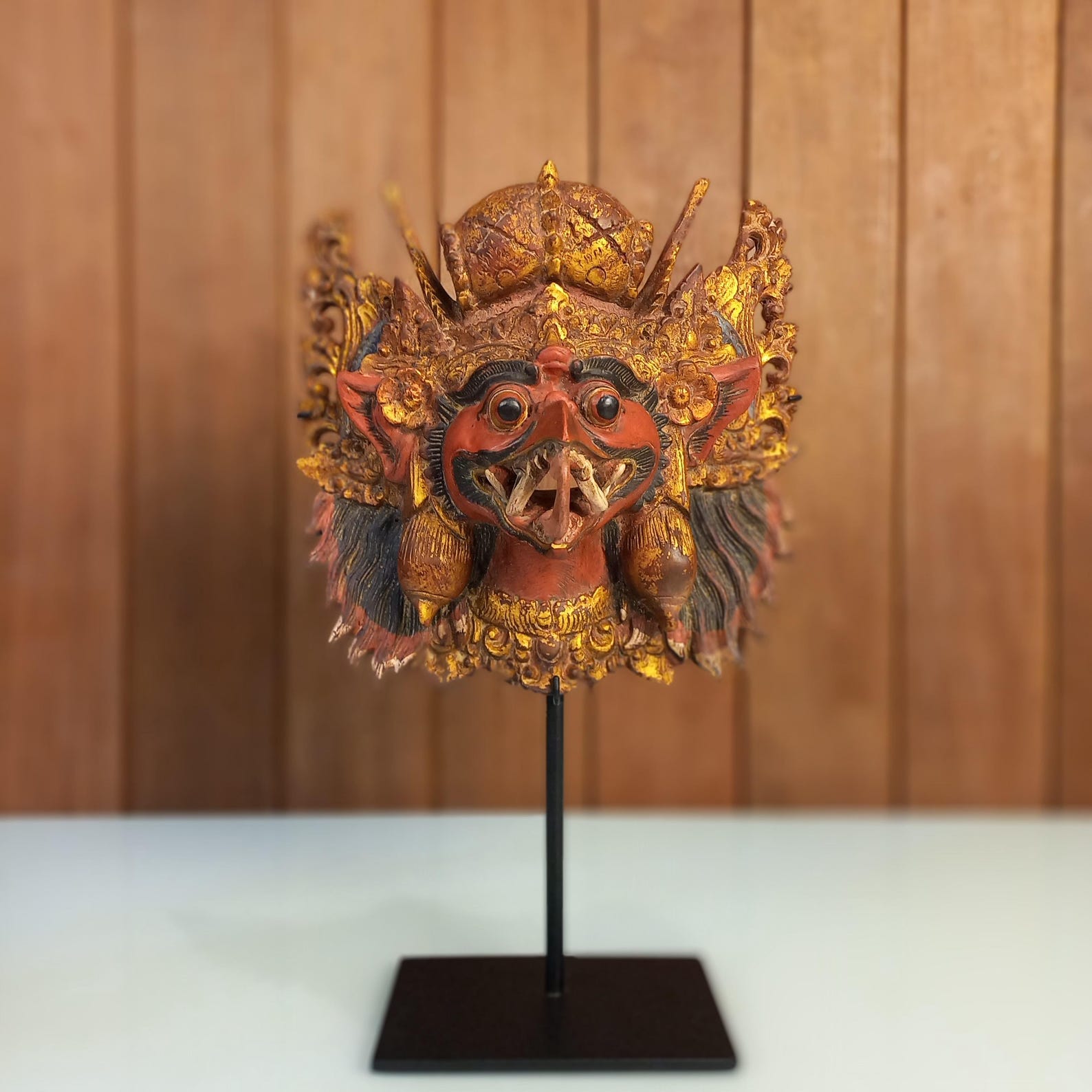 Hand Carved Garuda Bali Sculpture, Balinese Style Art Objects Table ...