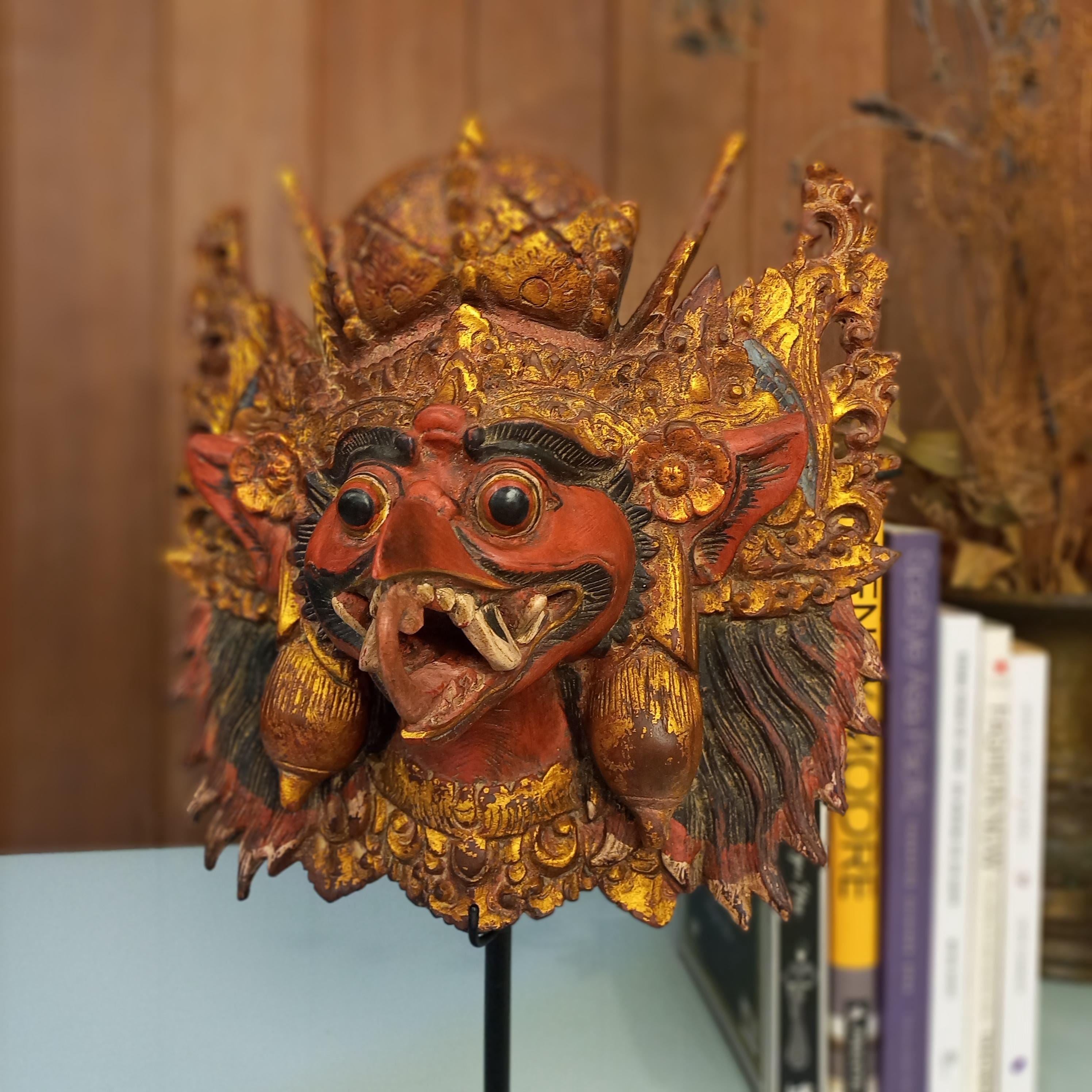 Hand Carved Garuda Bali Sculpture, Balinese Style Art Objects Table ...