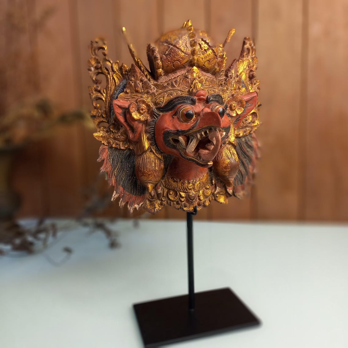 Hand Carved Garuda Bali Sculpture, Balinese Style Art Objects Table ...
