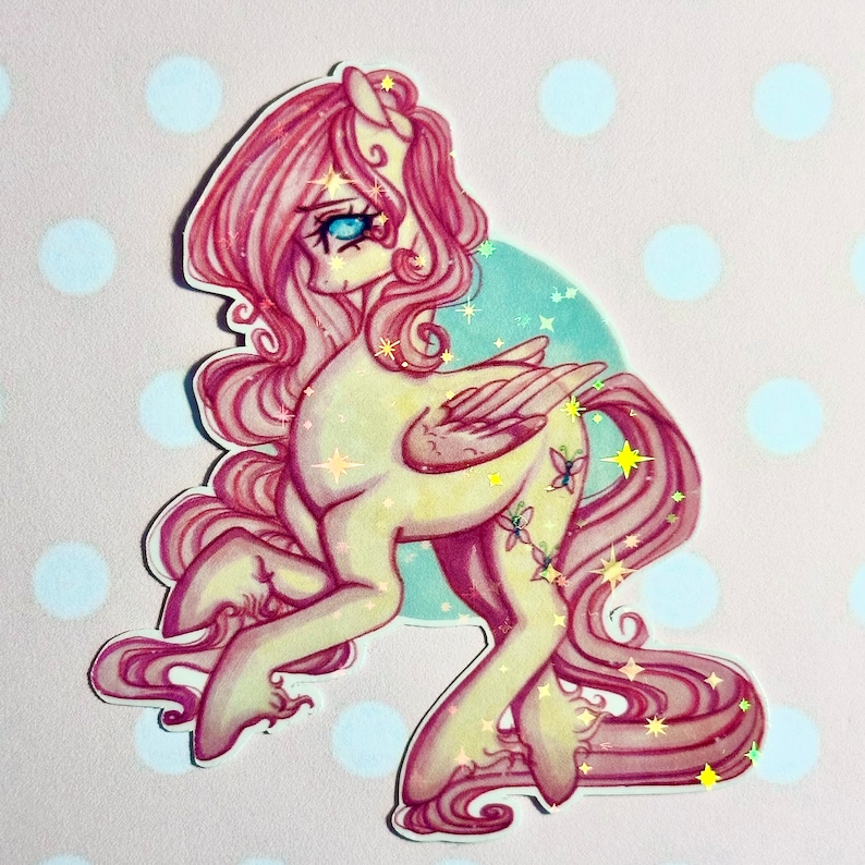 My Little Pony Fluttershy Sticker - Etsy