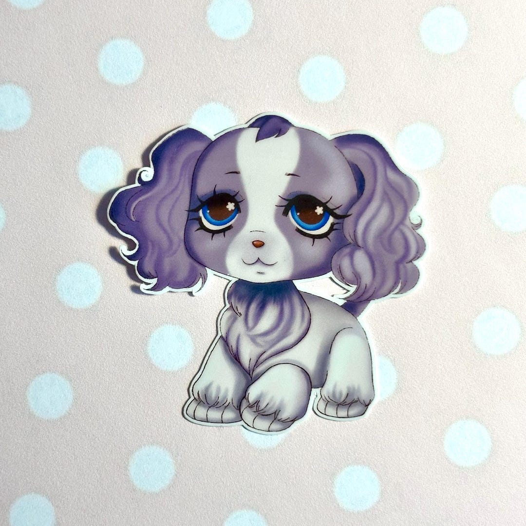 Littlest Pet Shop Cocker Spaniel #672 Sticker - Etsy