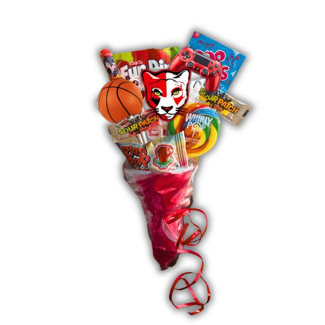 Camp Sticker + Candy Bouquet, Visiting Day, Camp Bus Candy, Custom Camp ...