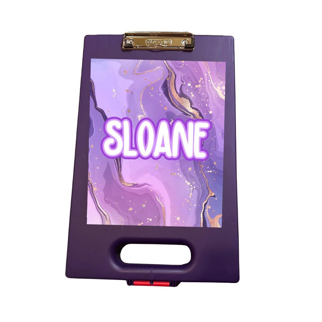 CUSTOM NAME/PRINT Camp Clipboard | Custom Camp | Clipcase | Custom ...