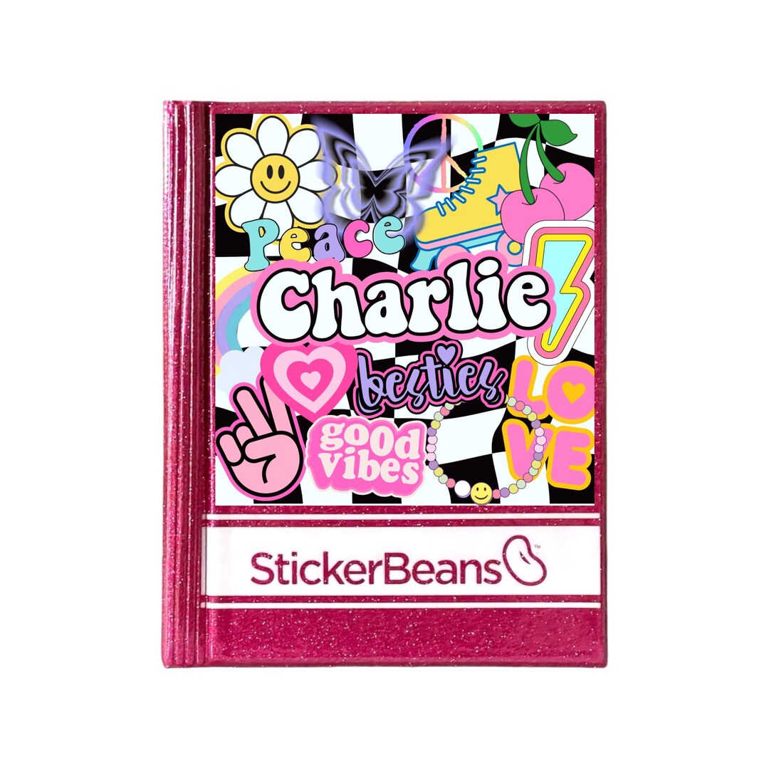 Custom Name/print Stickerbeans Book COVER ONLY | Custom Camp ...