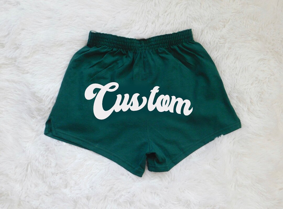 Custom College Groovy Shorts, Bed Party Gift, Graduation Gift, College ...