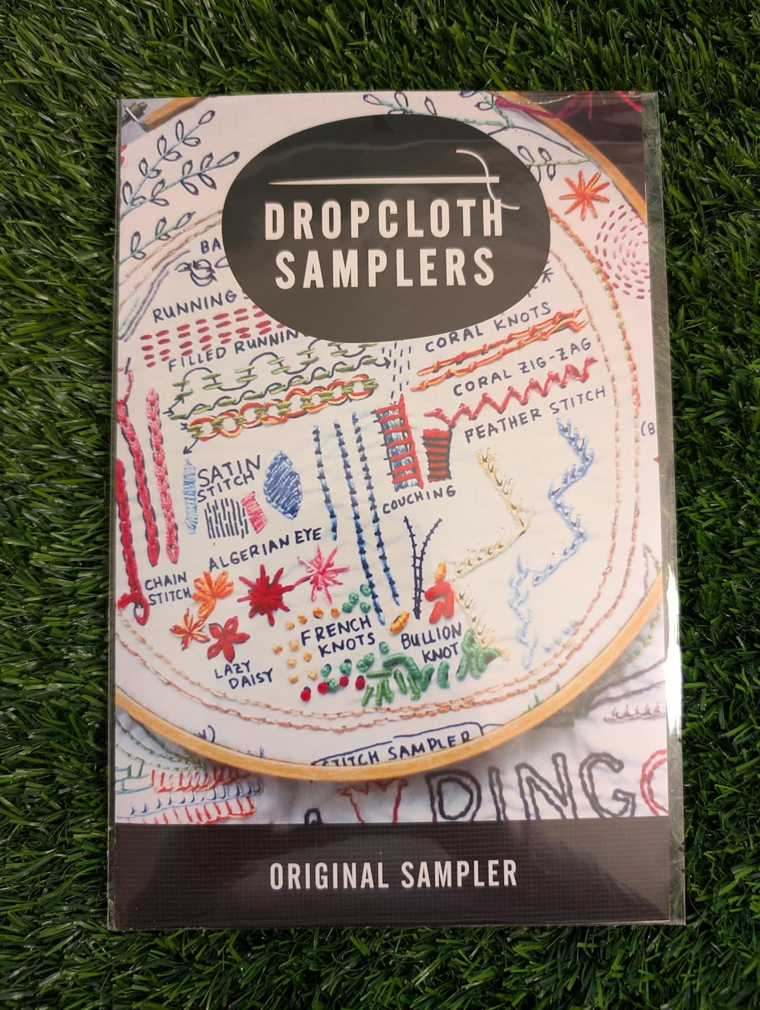 Dropcloth Samplers Original Sampler, Learn to Embroider, Printed Fabric ...