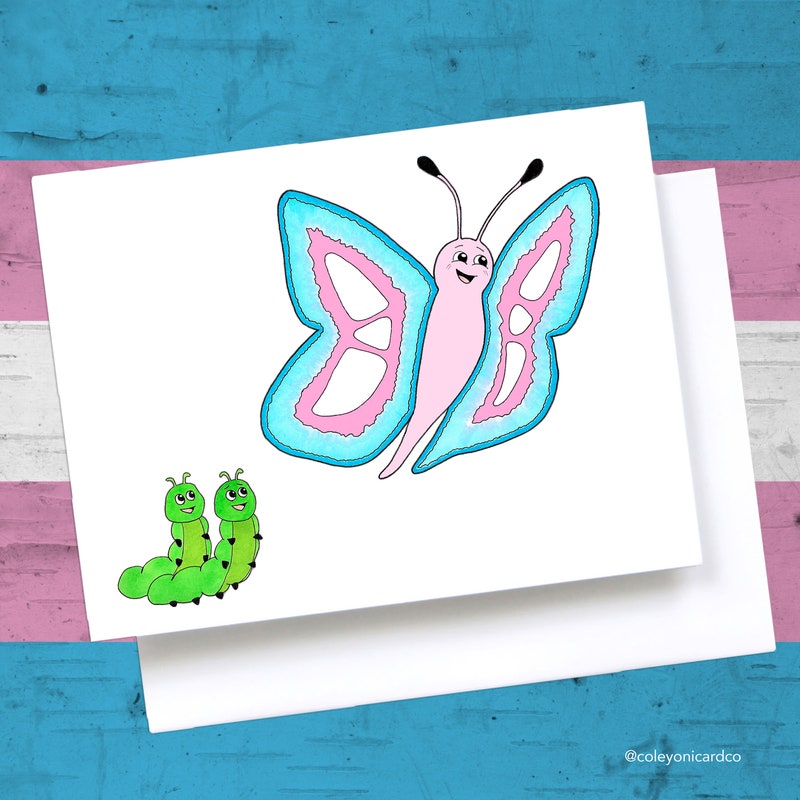 Trans Birthday Card - Etsy