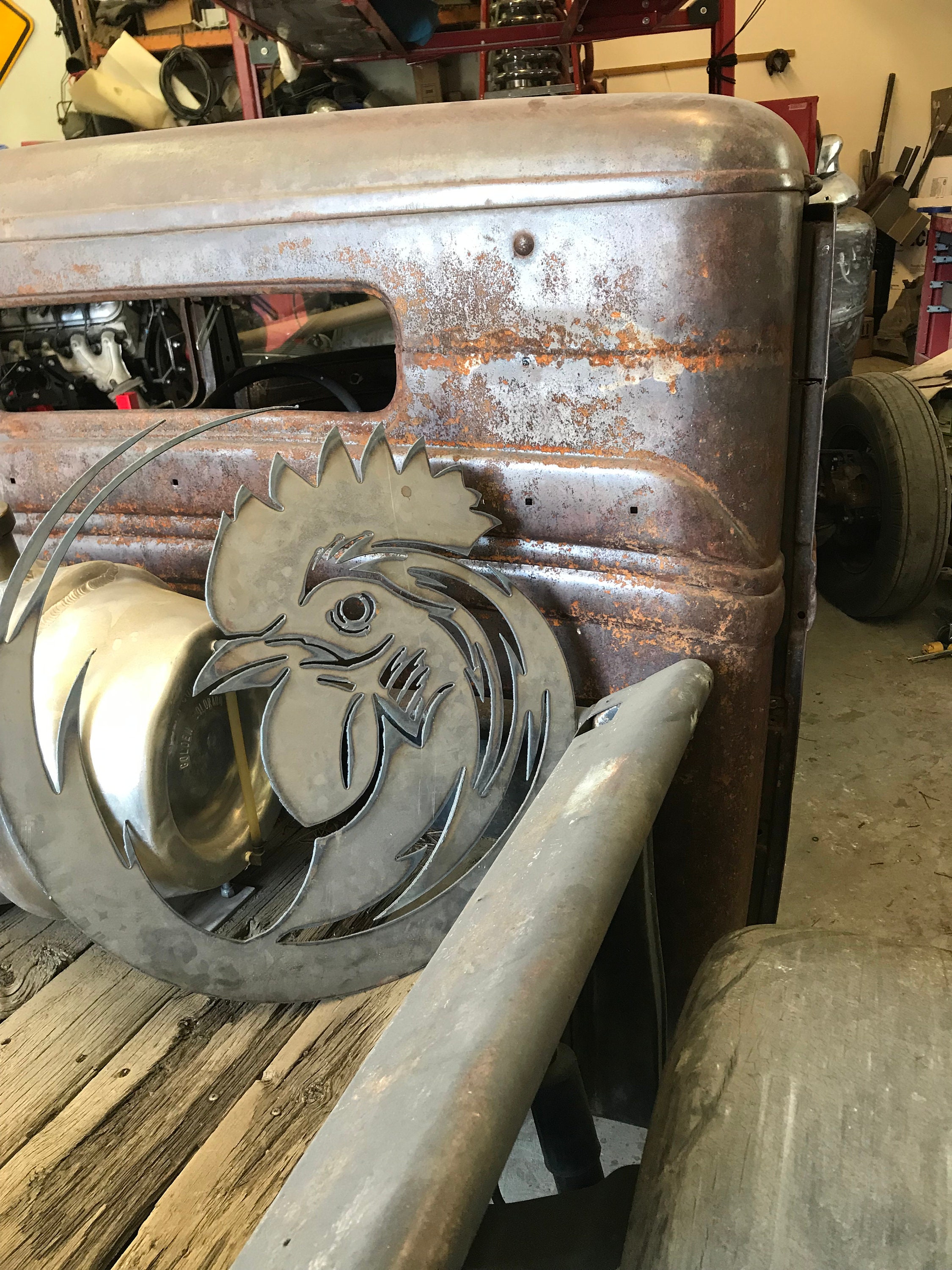 Rooster Metal Art - Etsy