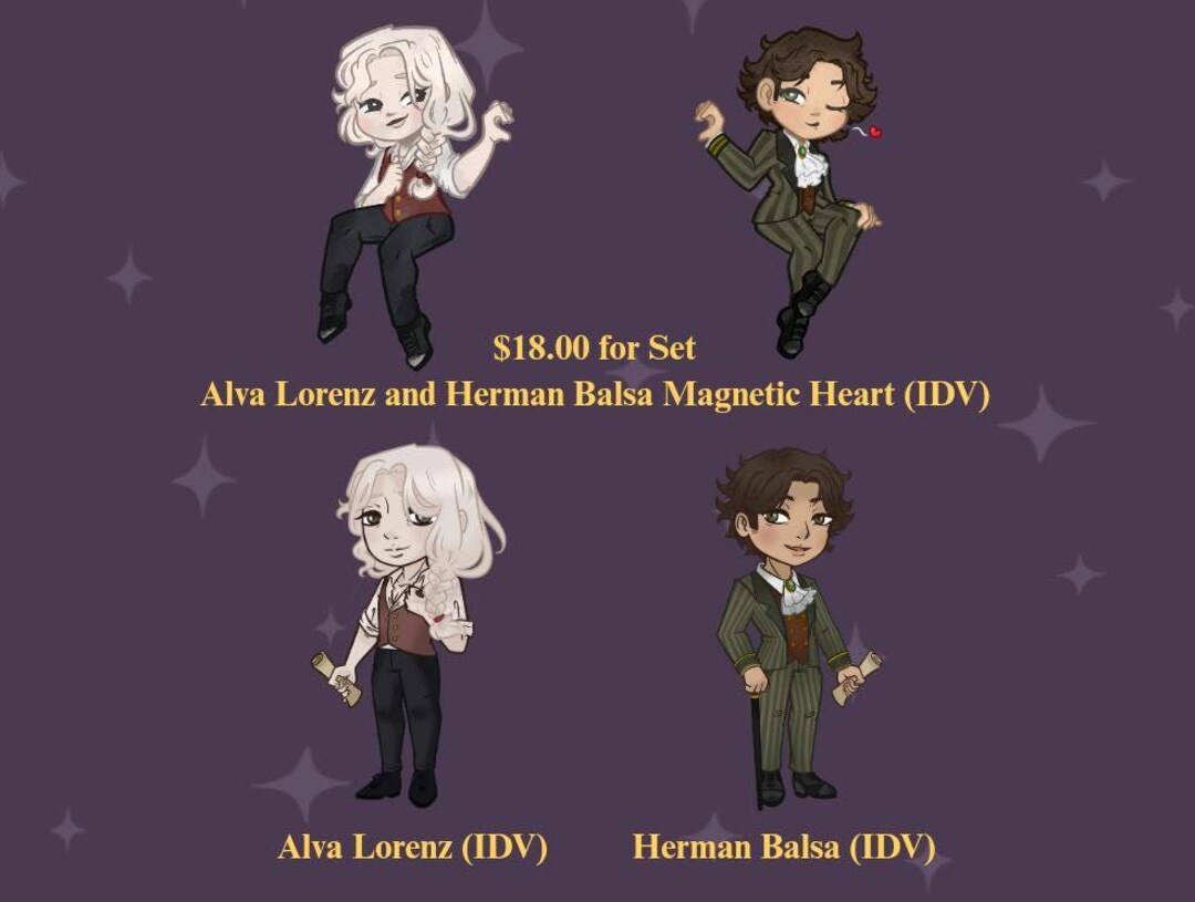 Identity V: Halva (herman Balsa X Alva Lorenz) Merch - Etsy