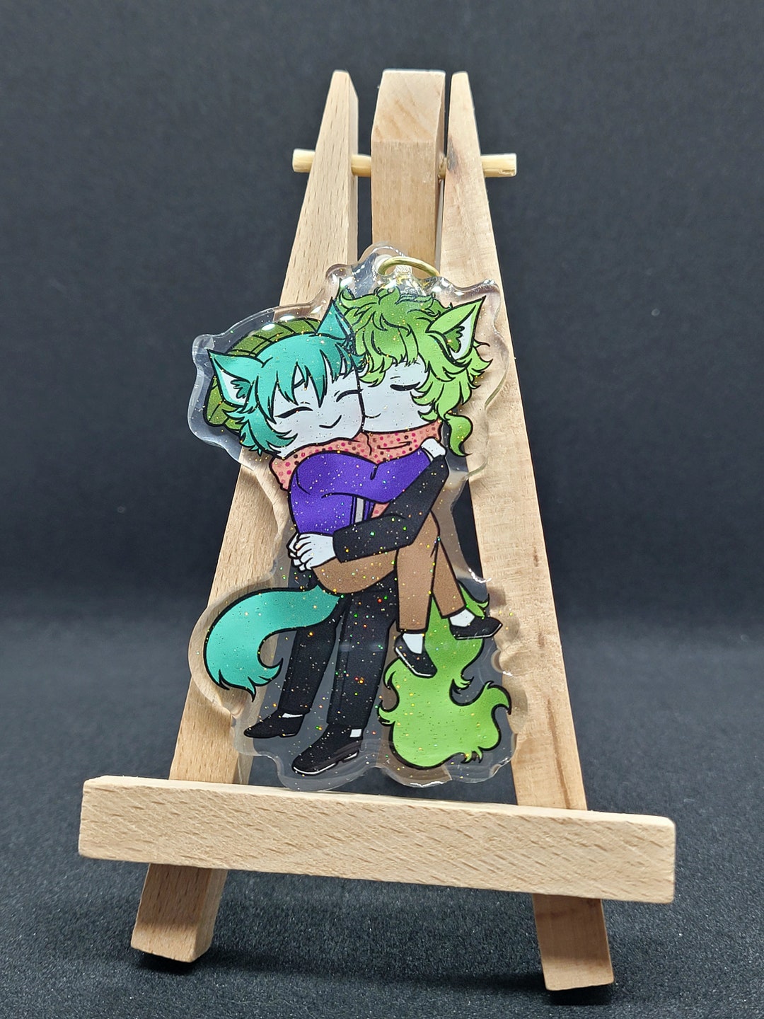 Custom Commission YCH Chibi Kemonomimi 3" Acrylic Keychain (please Read ...