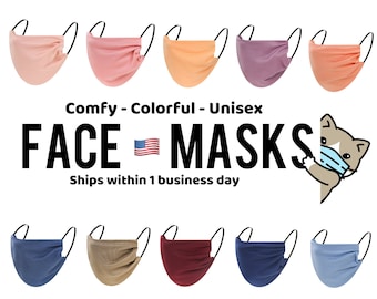 Colorful Face Mask - Etsy