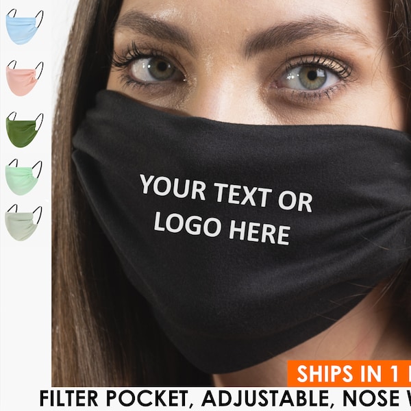 Custom Face Mask - Etsy