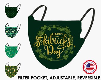 St Patrick Day Mask | Etsy