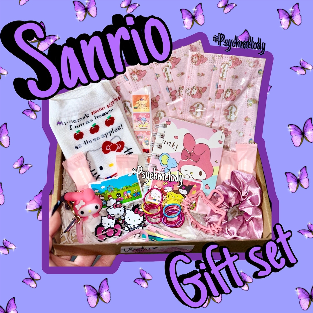 Hello Kitty Gift Sets Sanrio Kawaii Gift Bundle Gifts Stickers Gift for ...