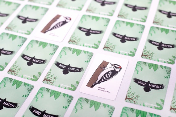 Birdmatch Game / Bird Game / Memory Match / Kid Games / | Etsy