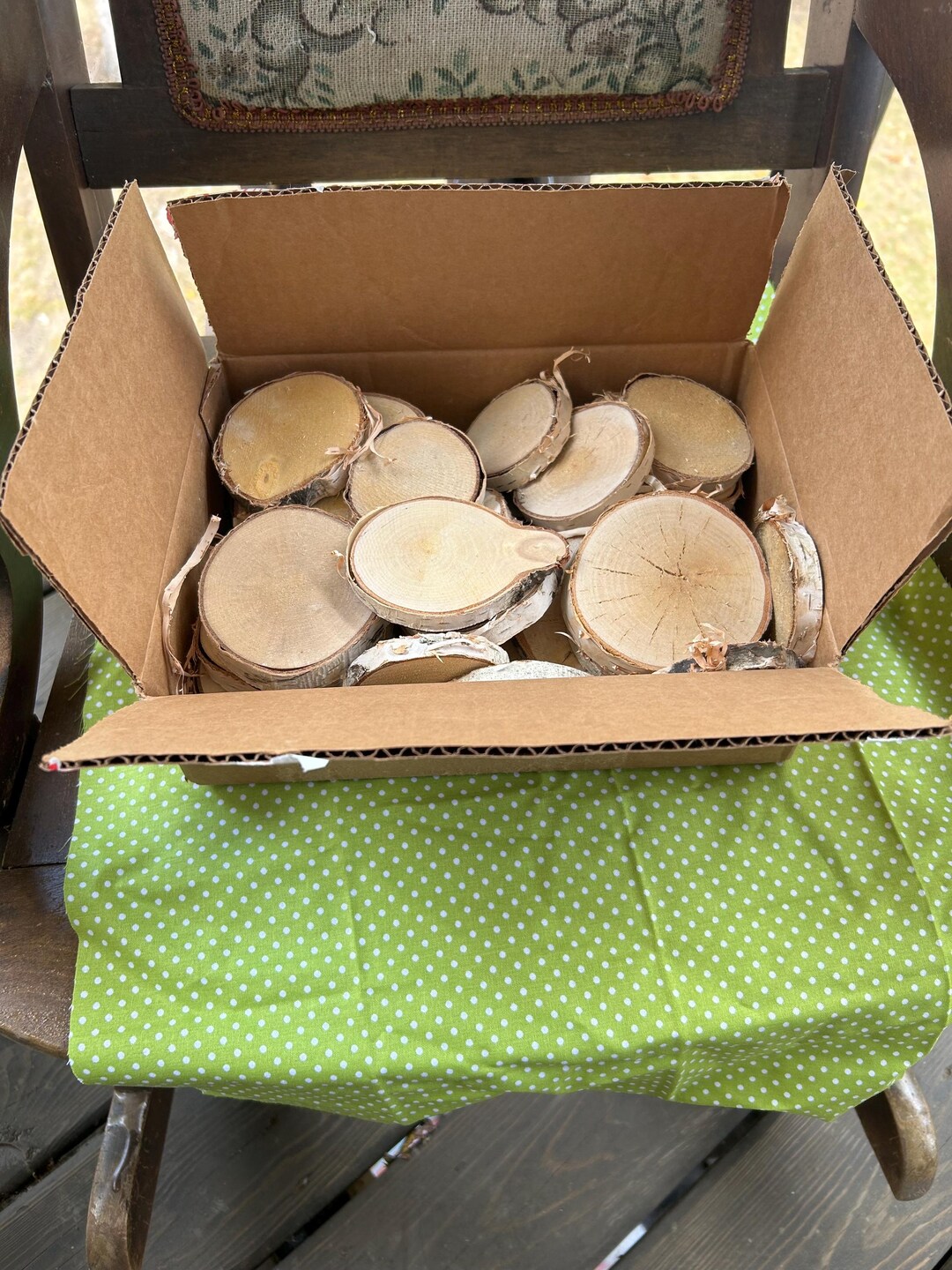 2lb Box of Junk Wood Rounds - Etsy