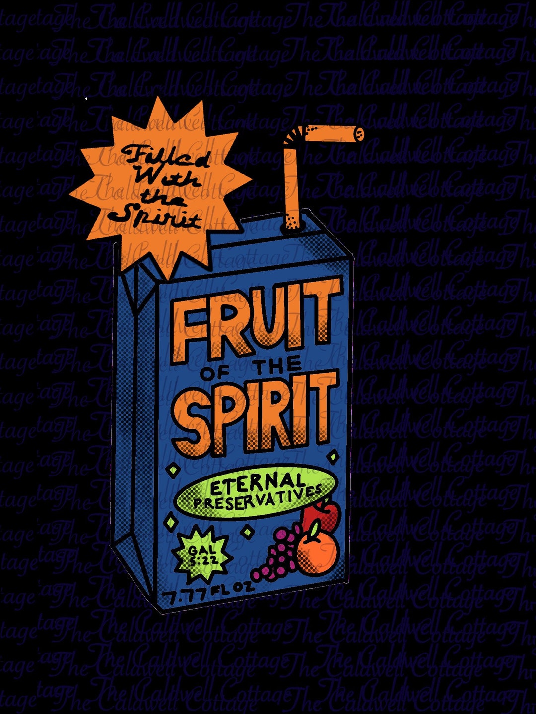 Fruit of the Spirit Juice-box Png - Etsy UK