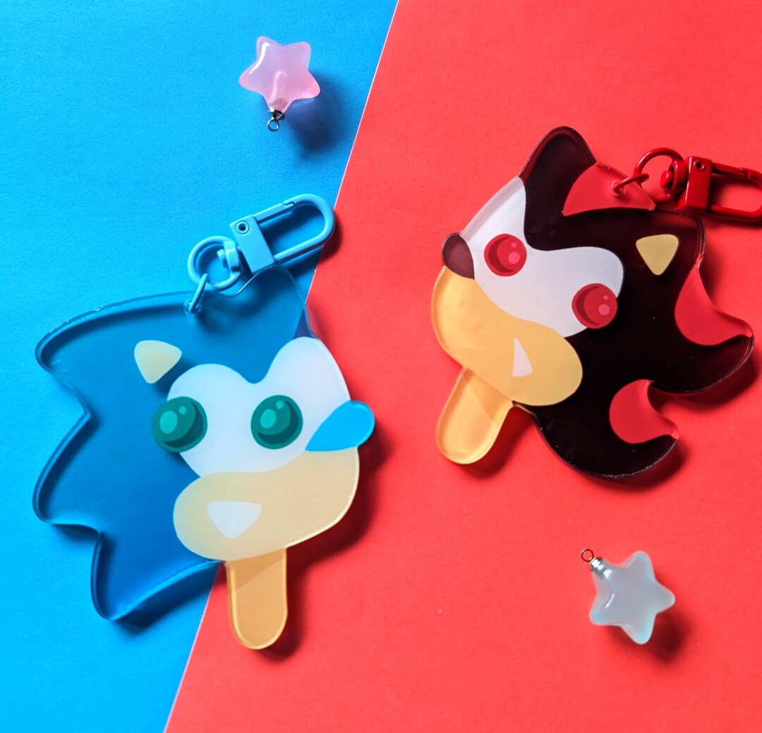 Sonic Popsicle Keychains - Etsy Canada