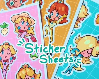 Princess Daisy Sticker - Etsy